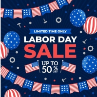 LABOR DAY SHOP SALE NOTICE TEMPLATE | PosterMyWall