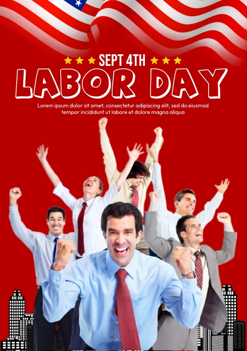 Plantilla de LABOR DAY TEMPLATE.KC | PosterMyWall