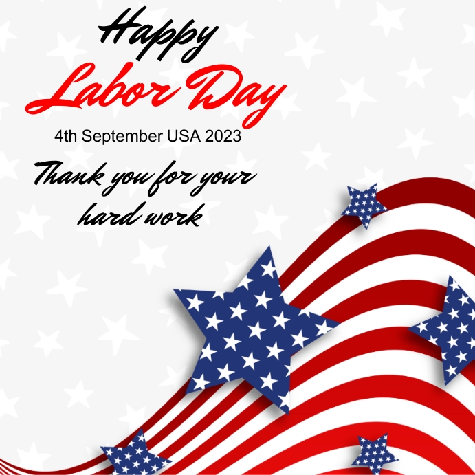 Labor day USA Template | PosterMyWall