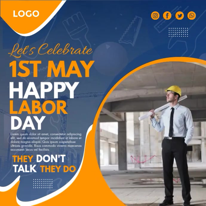 Labor Day Video Ads Template | PosterMyWall