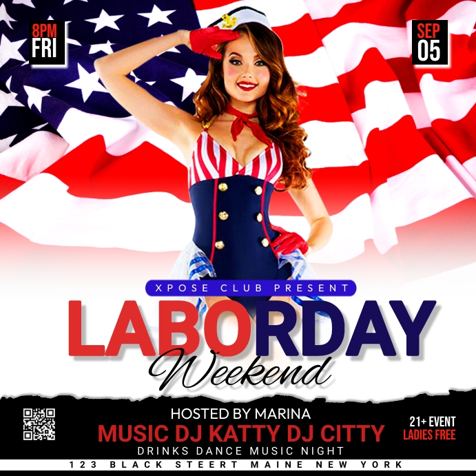 Labor Day weekend flyer Template | PosterMyWall