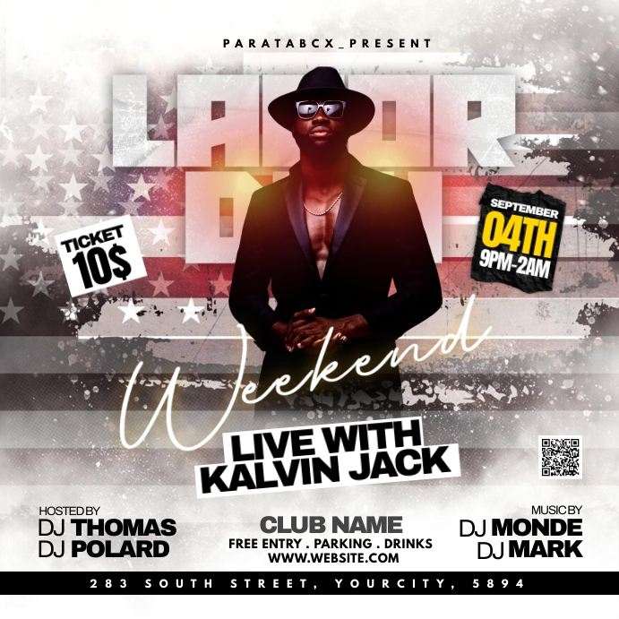 Labor day weekend party Template | PosterMyWall