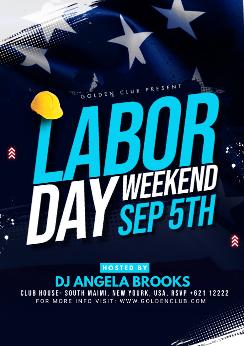Labor Day Weekend Party flyer Template | PosterMyWall