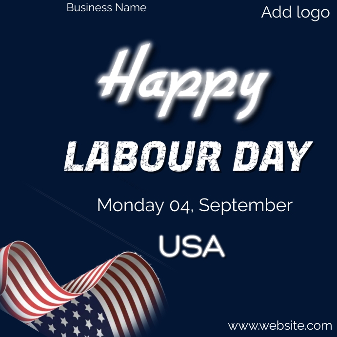 Labour Day Celebration, happy labor day Insta Template | PosterMyWall