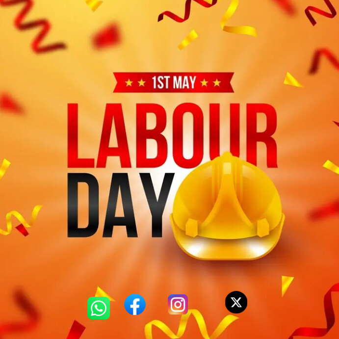 Plantilla de Labour day flyer template | PosterMyWall