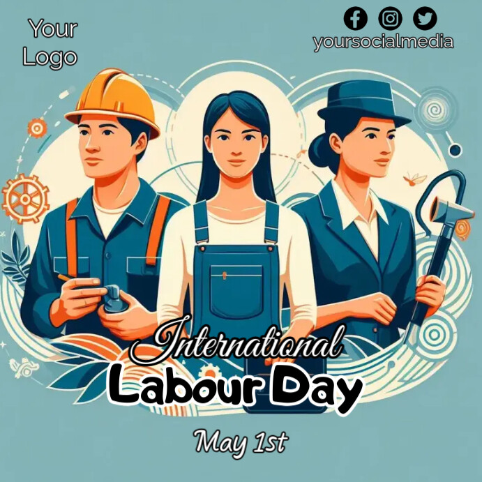 Labour Day Poster Template | PosterMyWall