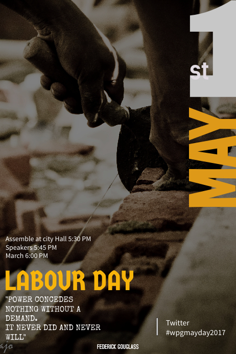 Labour Day Poster Template | PosterMyWall