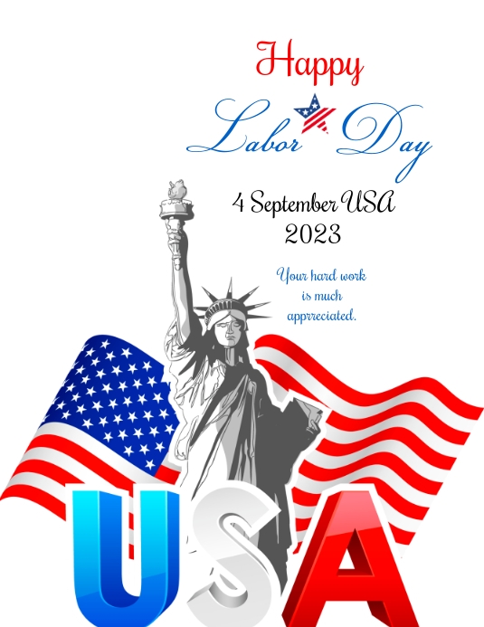 Labour day USA Template | PosterMyWall
