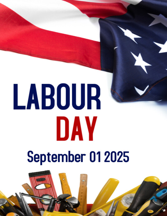 Labour Day USA template 2025 | PosterMyWall
