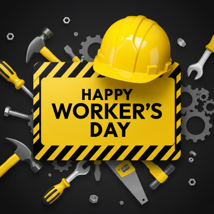 Labour Day Wishes Instagram Post Template | PosterMyWall