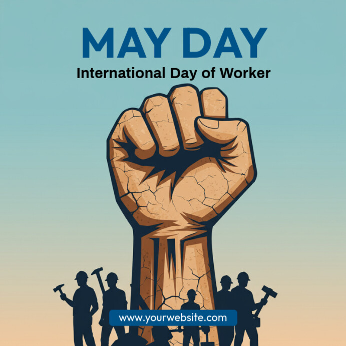 Labour Day Wishes Instagram Post Template | PosterMyWall