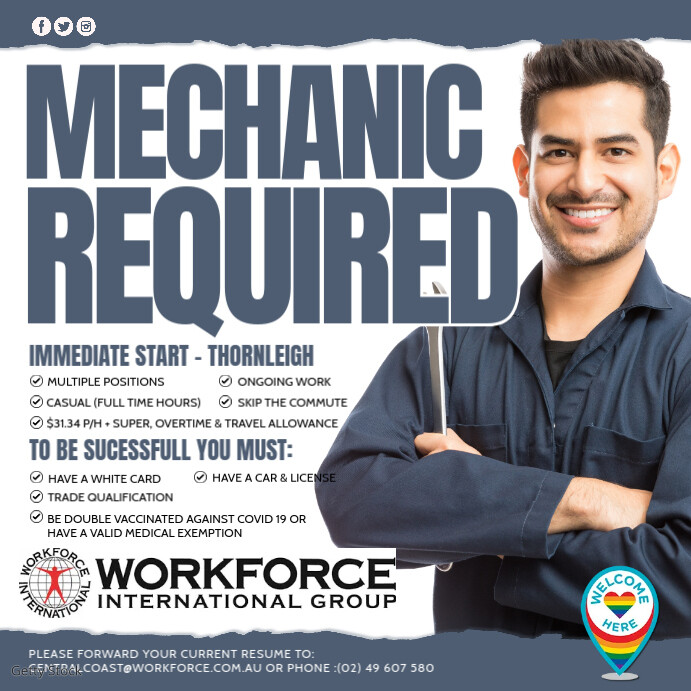 Labourers Required Poster Template | PosterMyWall