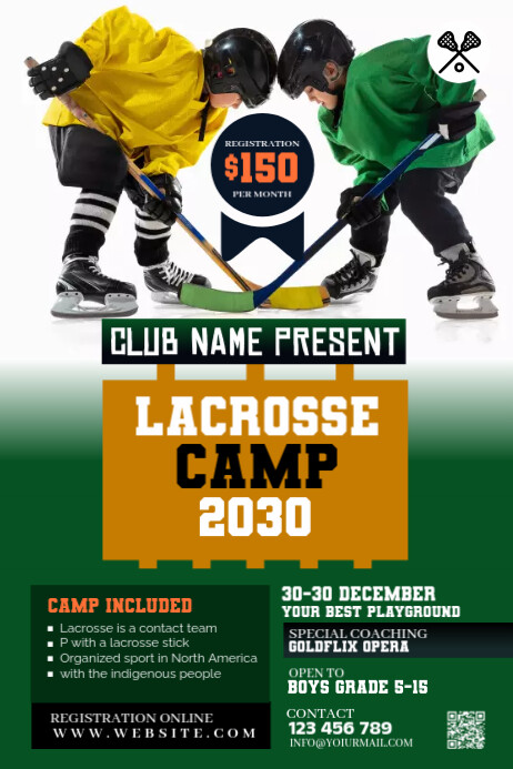 Copy of Lacrosse Poster | PosterMyWall