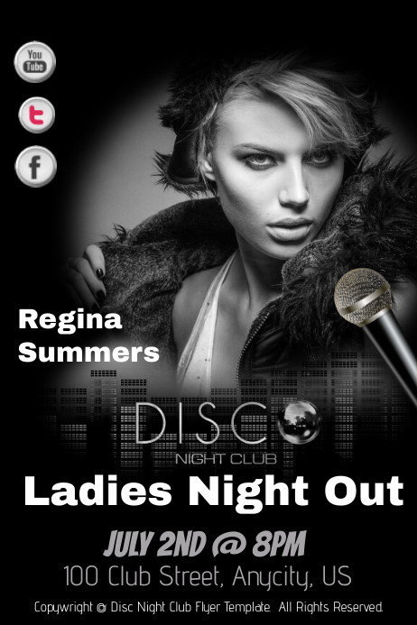 Ladies a iggt Out Template | PosterMyWall