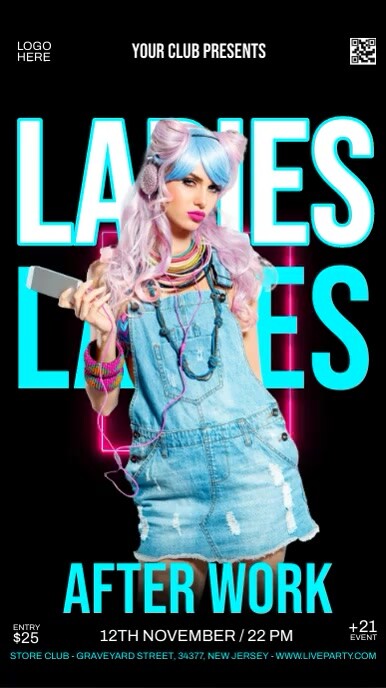 Ladies After Work Ads Template | PosterMyWall