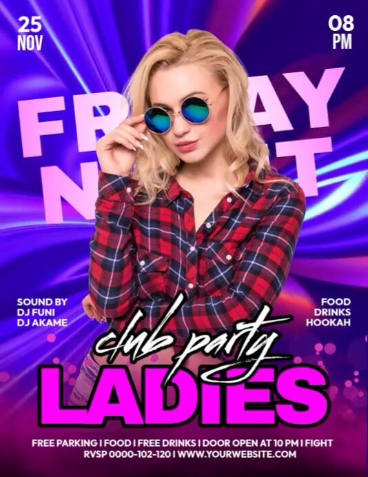 Ladies Club Party Template | PosterMyWall