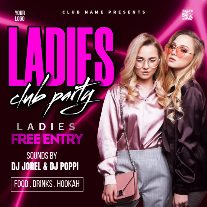 Ladies Club Party Template | PosterMyWall