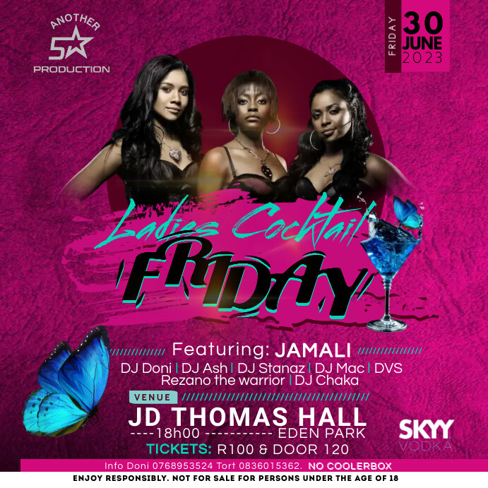 Ladies Cocktail Party Template | PosterMyWall