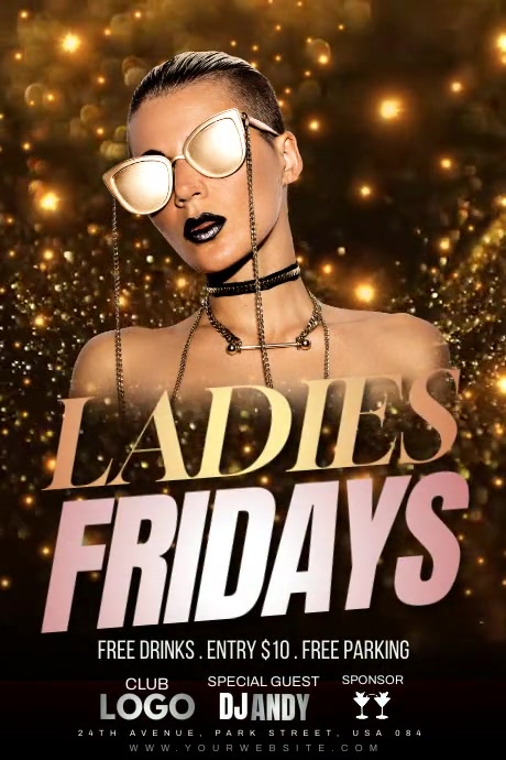 Ladies Fridays Template | PosterMyWall