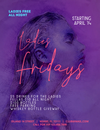 Purple Party Flyer template | PosterMyWall