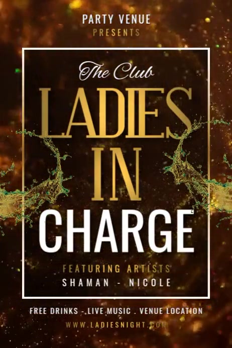 Copy of Ladies in Charge | PosterMyWall