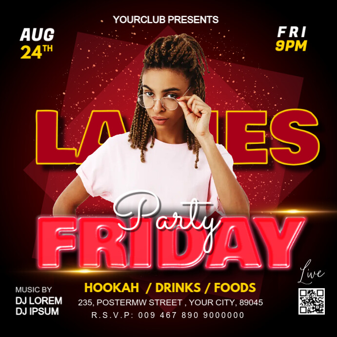 ladies night (3) Template | PosterMyWall