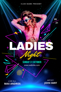 Dj Night Party Banner Template | PosterMyWall