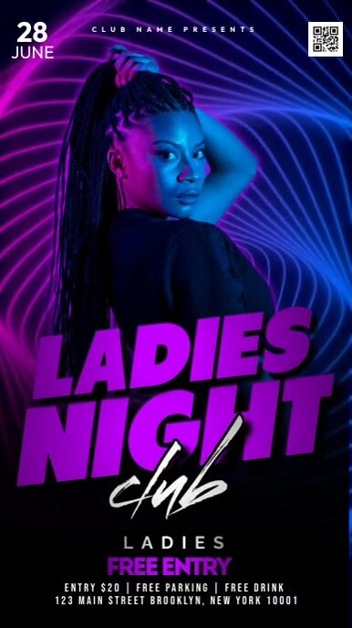 Ladies Night Club Template | PosterMyWall