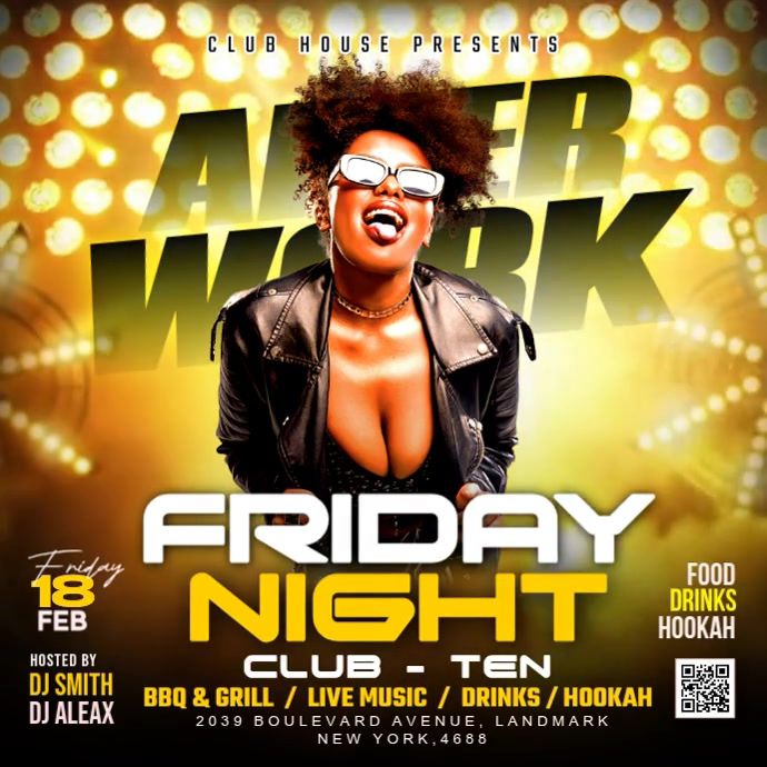 Plantilla de Ladies Night Club Party | PosterMyWall