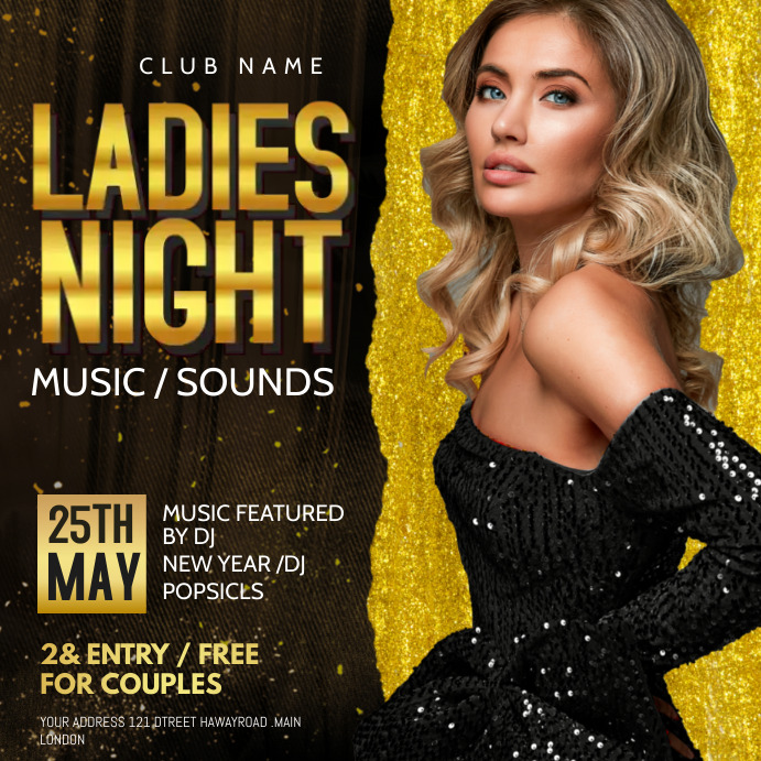ladies night Template | PosterMyWall
