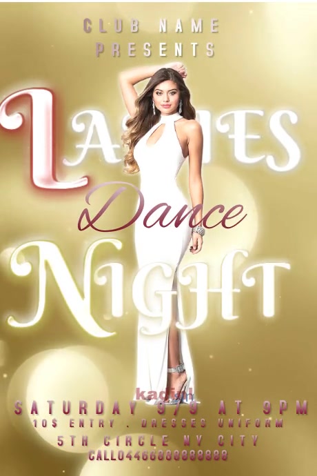 LADIES NIGHT Template | PosterMyWall