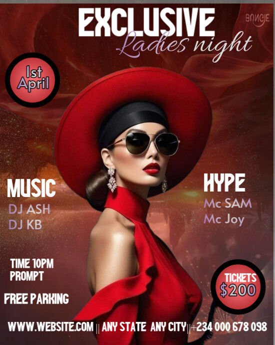 Ladies night Template | PosterMyWall