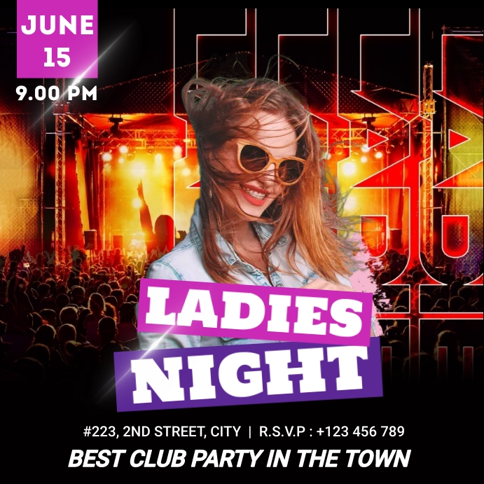 Ladies Night Template | PosterMyWall