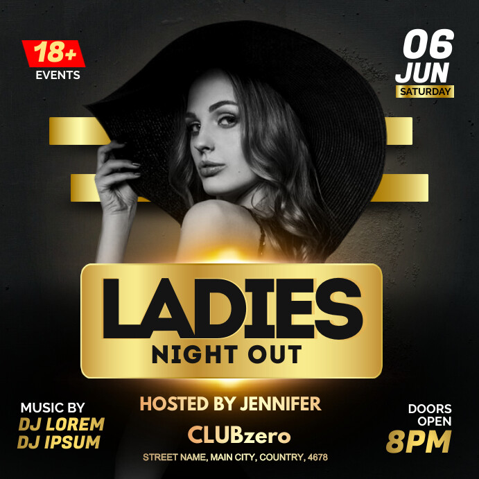 ladies night Template | PosterMyWall