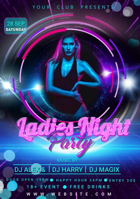ladies night Template | PosterMyWall
