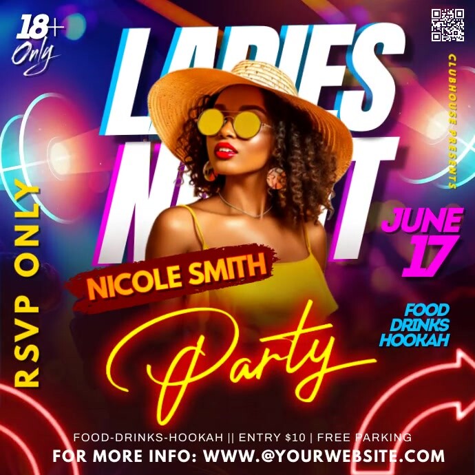 LADIES NIGHT Template | PosterMyWall