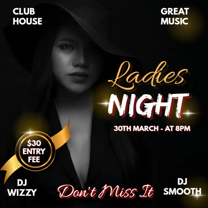 Ladies Night Templat | PosterMyWall