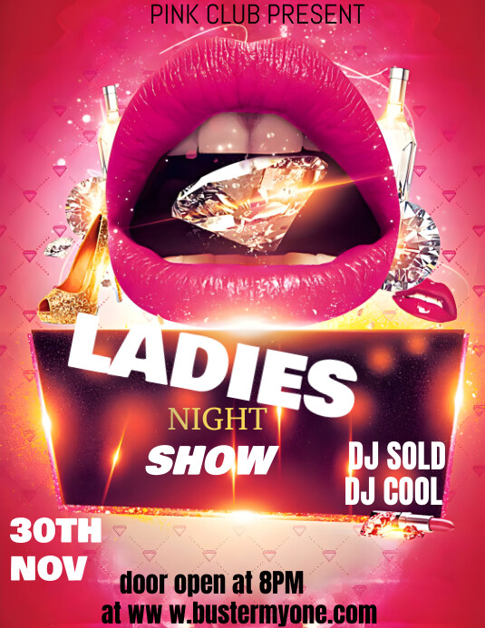 Ladies night Template | PosterMyWall