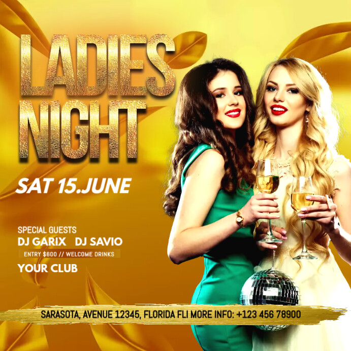 Ladies Night Template | PosterMyWall