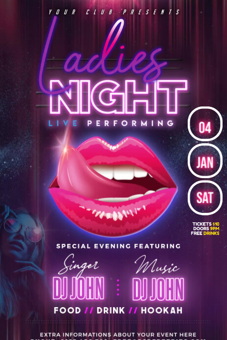 ladies night Template | PosterMyWall