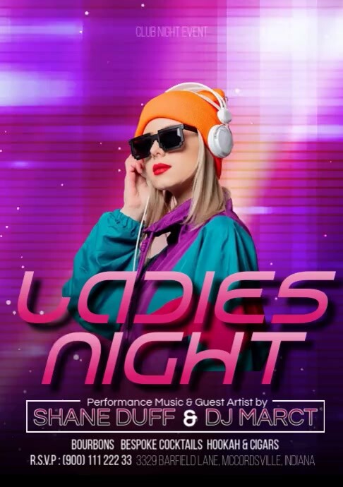 Ladies Night event Template | PosterMyWall