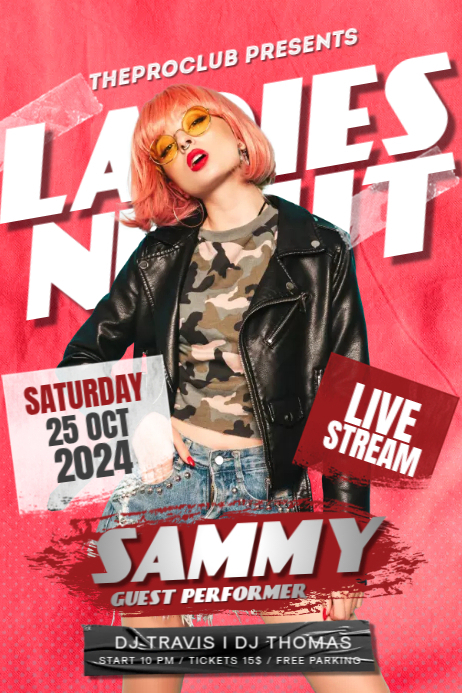 Ladies Night Event Template | PosterMyWall