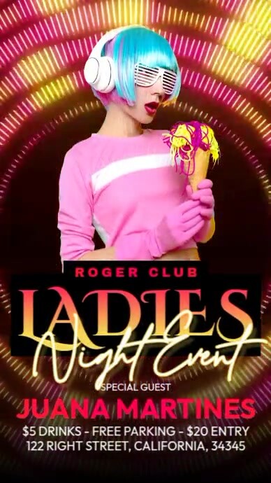 Ladies Night Event Template | PosterMyWall