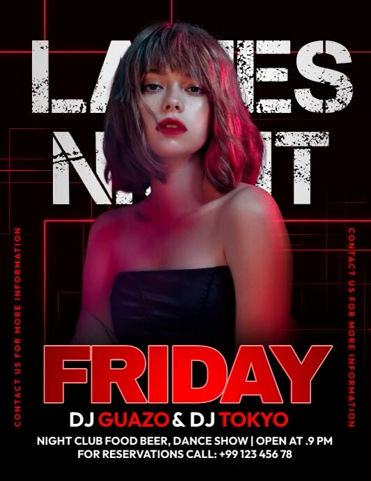Ladies Night Friday Party Template | PosterMyWall