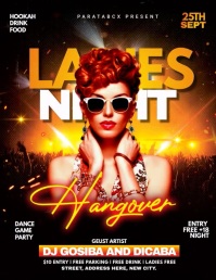 Hang Over Night Party Template | PosterMyWall