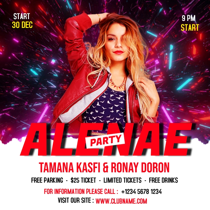 Ladies night Instagram post Template | PosterMyWall