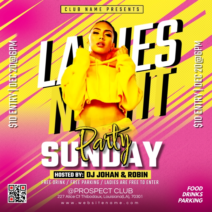 Ladies Night Instagram Post Template | PosterMyWall