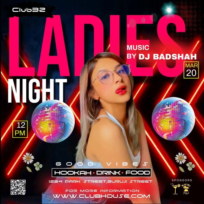 ladies night magic party Template | PosterMyWall