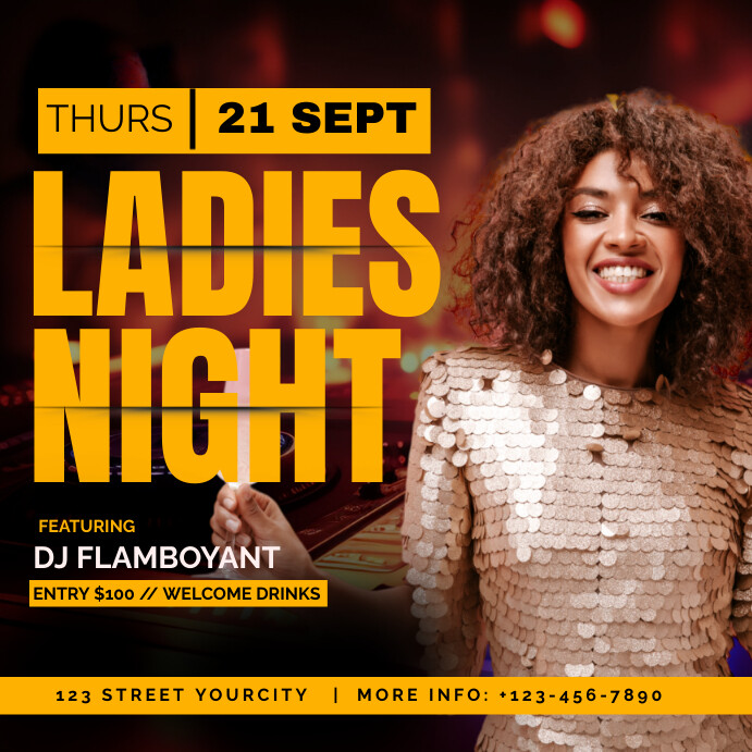Ladies Night Out Template | PosterMyWall