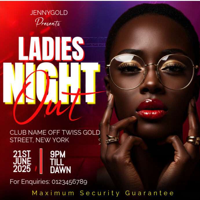 Copy of Ladies night out flyer | PosterMyWall